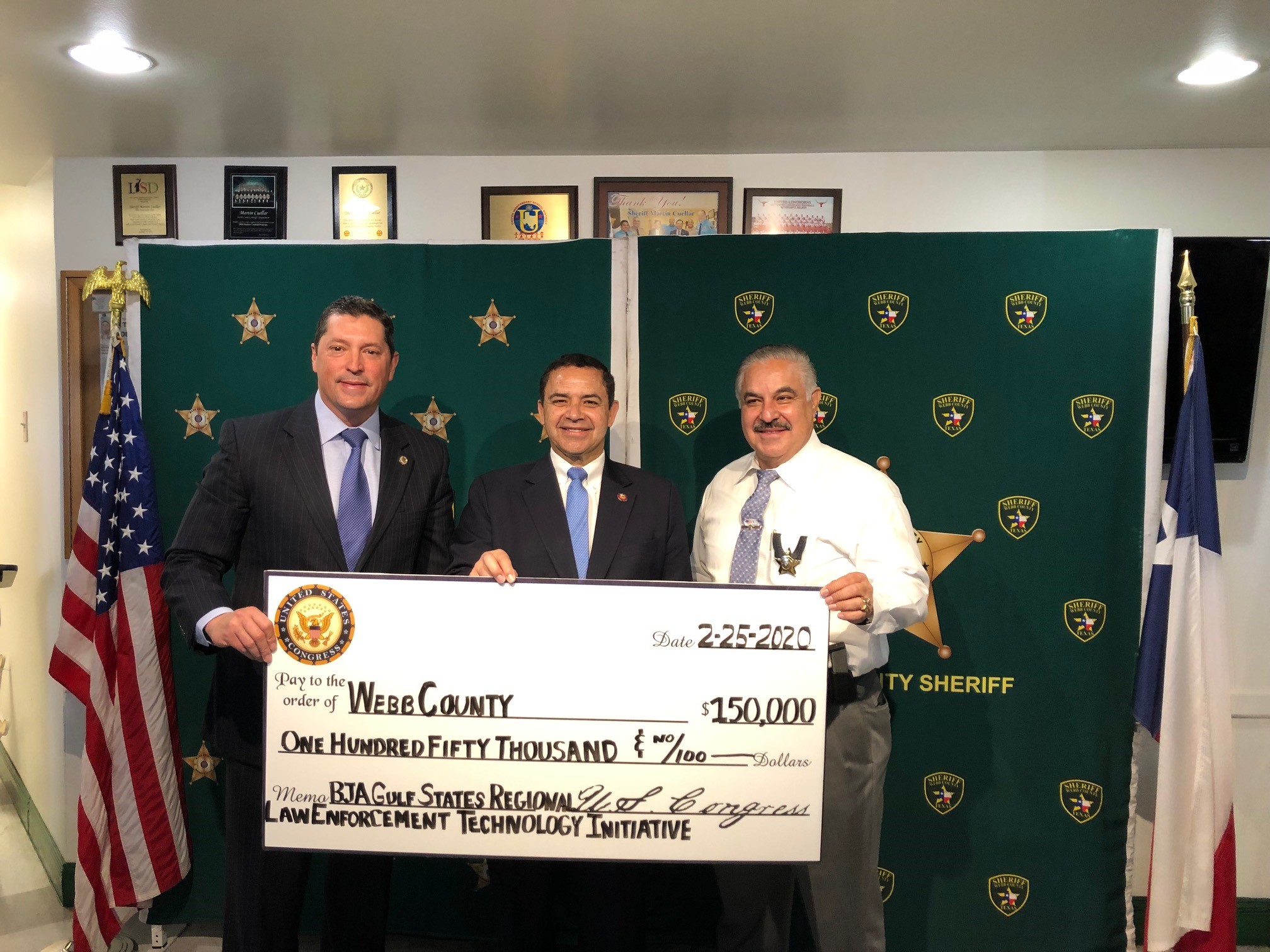 Sheriff Cuellar, District Attorney Alaniz, and Rep. Cuellar Announce ...